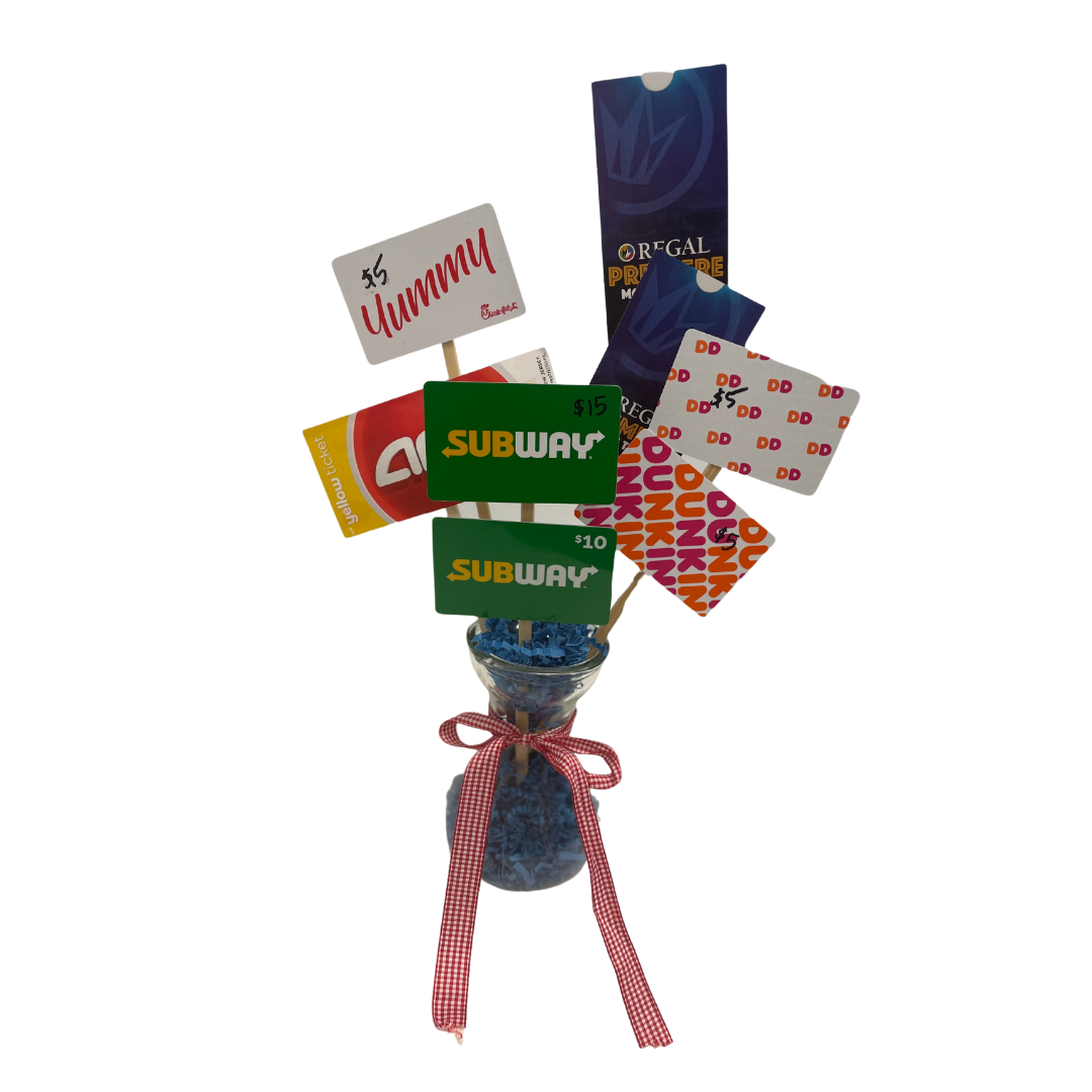 Gift Card Bouquet - CSC 10 Days of Courage, Perseverance, and Giving ...